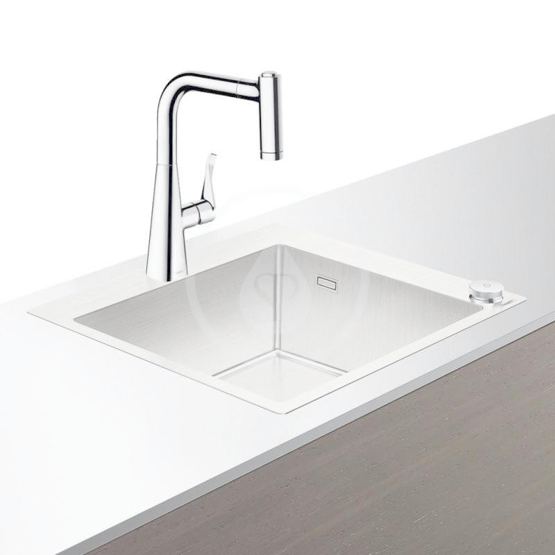 HANSGROHE - Dřezy Set dřezu a baterie C71-F450-01 Select, chrom ...