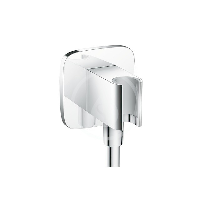 HANSGROHE - Fixfit Sprchový držák Porter E se zabudovanou přípojkou pro ...