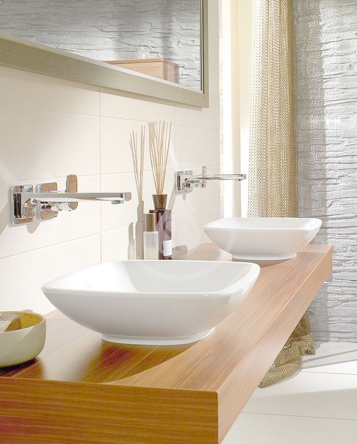 VILLEROY & BOCH - Loop&Friends Umyvadlo na desku, 380x380 mm, s ...