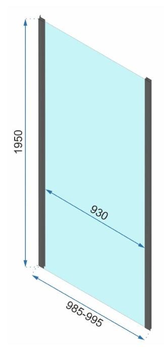 REA - Boční stěna Rapid 100 zlatá (REA-K5625) - Svět koupelny.cz