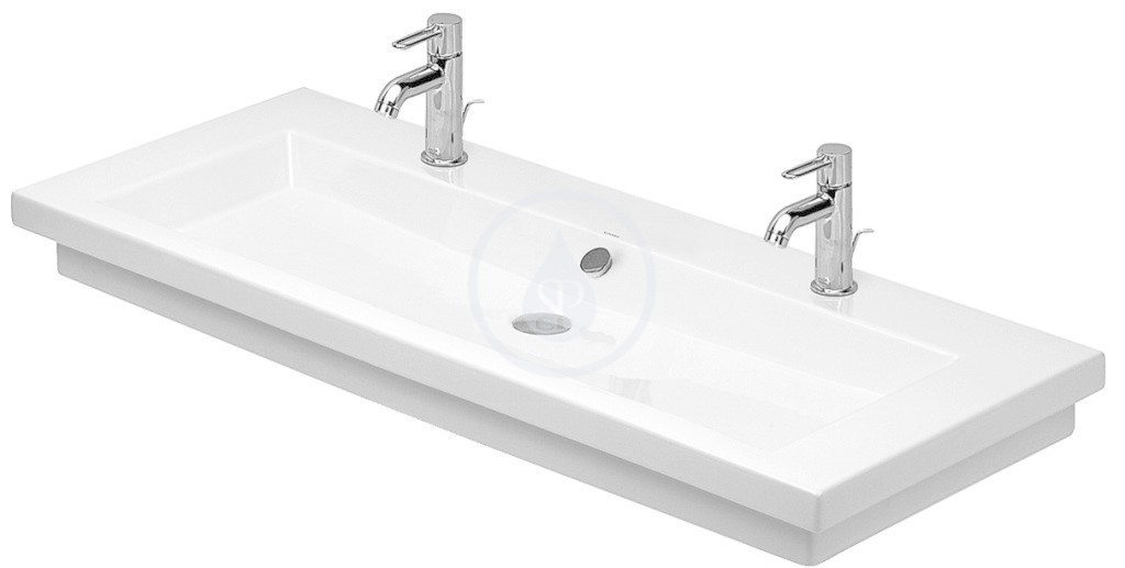 DURAVIT - 2nd floor Dvojumyvadlo pro jednootvorové baterie, 1200 mm x ...