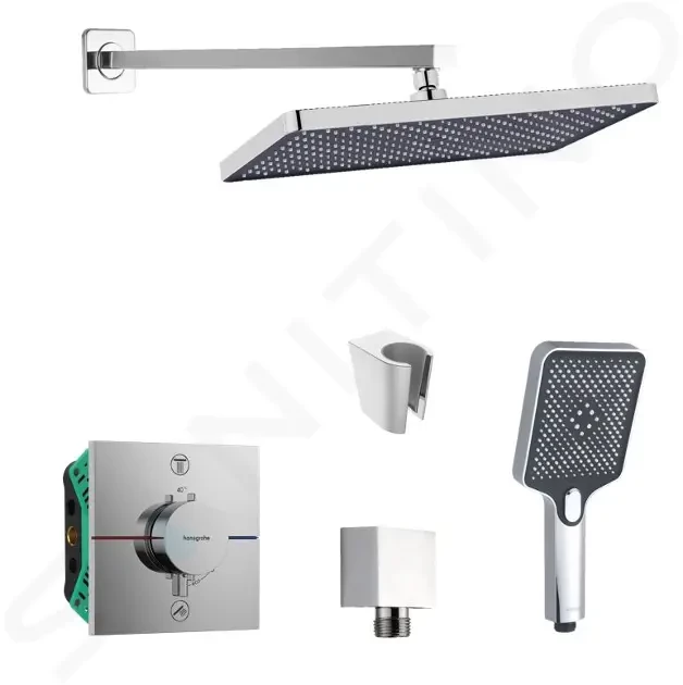 HANSGROHE - Sprchový set s termostatem a tělesem pod omítku ...