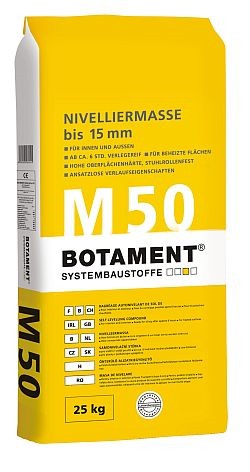 Ostatní - BOTAMENT nivelační stěrka 25kg -10mm BO.M50..25 (BO.M50.25 ...