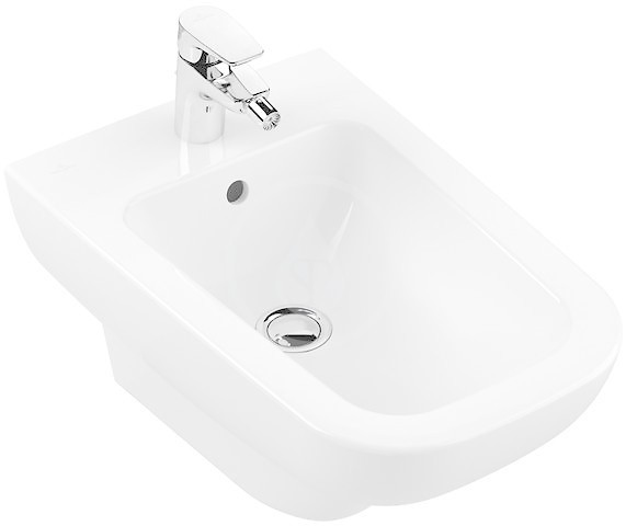 VILLEROY & BOCH - Joyce Závěsný bidet s přepadem, 370x560 mm, 1 otvor ...