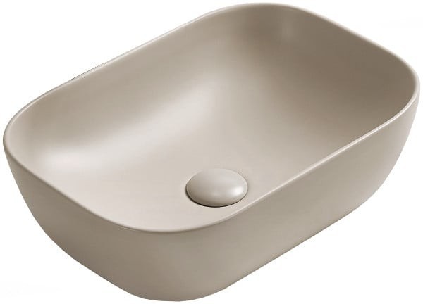 MEXEN - Rita umyvadlo na desku 45 x 32 cm, béžová mat (21084566) - Svět ...